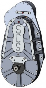 18" CL Drop Standard Rotation Quick Change Transfer Case | SCS Gearbox Inc